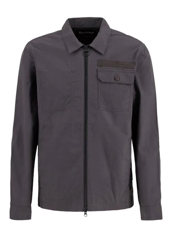 Barbour Crail Zipper Casual Jacket - Black