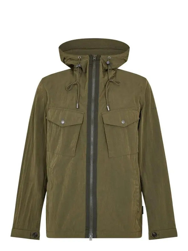 Woolrich Hooded Zip-up Casual Jacket - Green