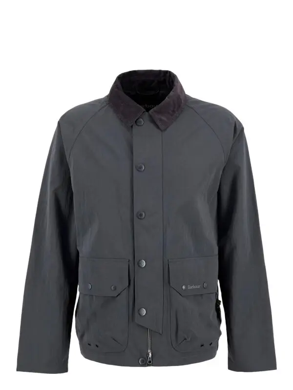 Barbour Long-sleeved Work Jacket - Black