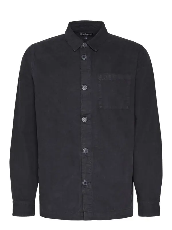 Barbour Button-down Shirt Jacket - Black