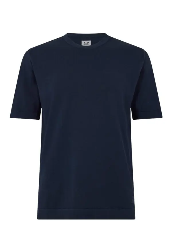 C.P. COMPANY Logo Crew Neck T-shirt - Black