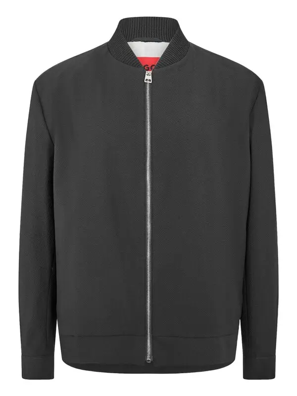 Hugo Boss Tailored Zip-up Jacket - Black