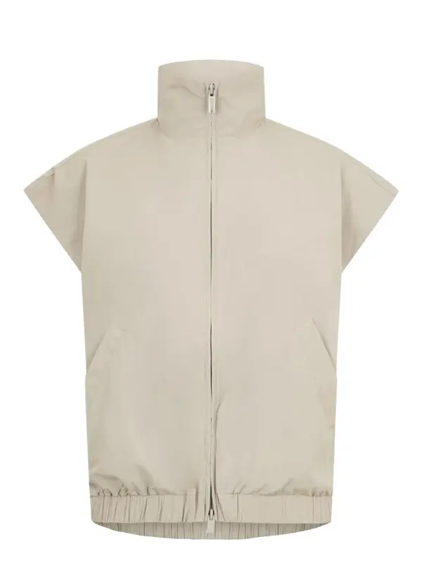 Fear Of God Zipper Vest - Nude