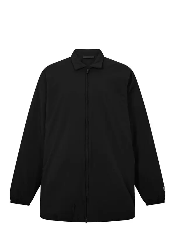 Fear Of God Collared Zipper Casual Jacket - Black
