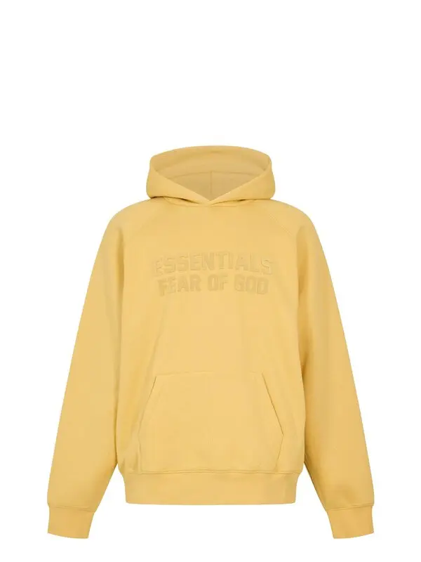 Fear Of God Logo Hoodie - Yellow