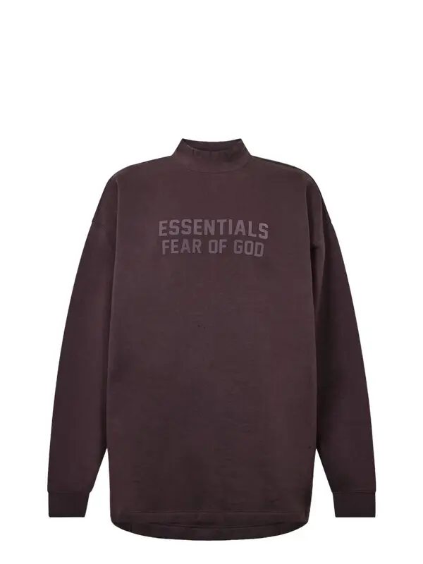 Fear Of God Logo Long-sleeve Sweatshirt - Black