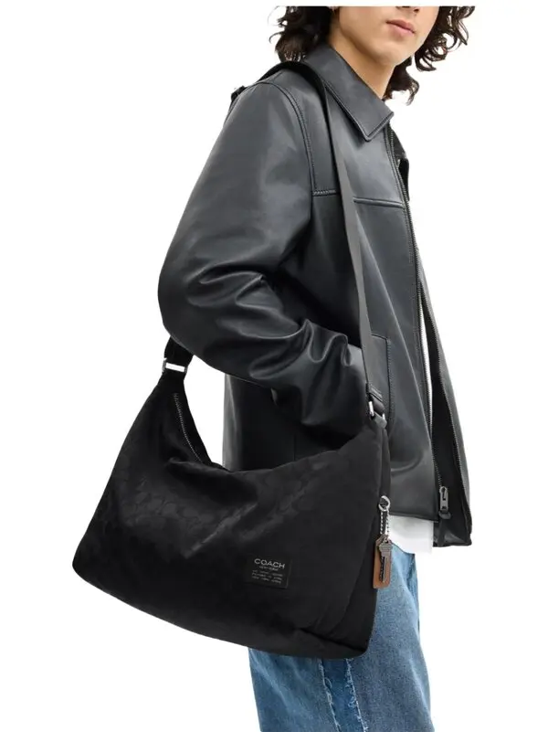COACH Monogram Crossbody Bag - Black