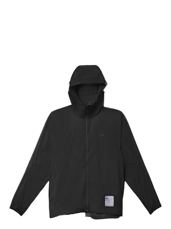 Satisfy Water-resistant Hooded Jacket - Black