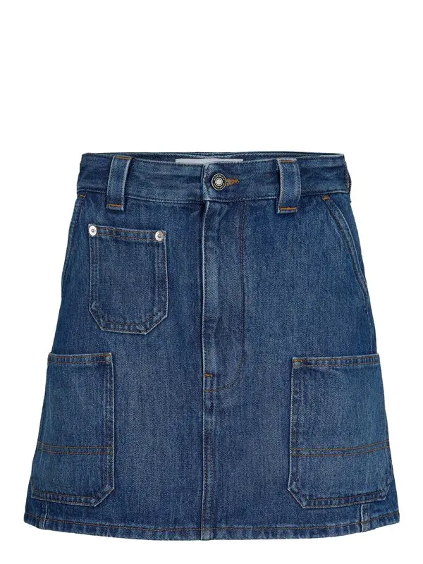 Givenchy Denim Mini Skirt - Blue