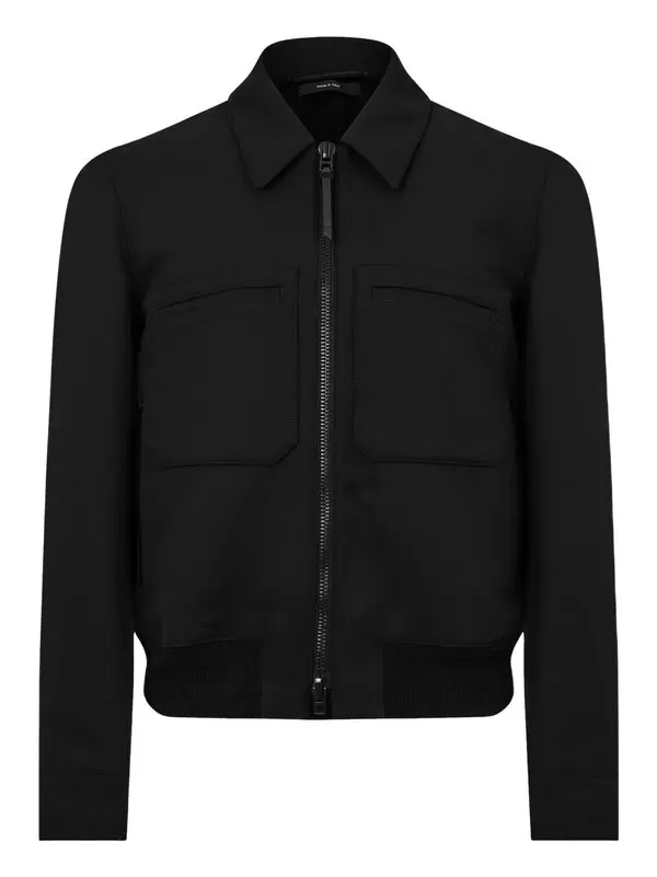 TOM FORD Minimalist Slim-fit Jacket - Black