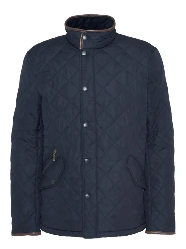 Barbour Powell Quilted Long-sleeve Cotton Jacket - Black