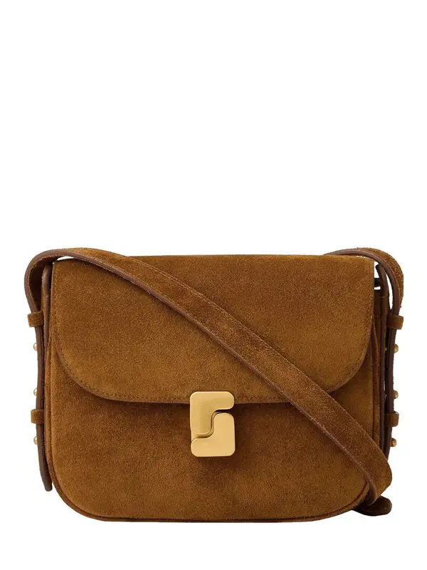 Soeur Lightweight Crossbody Bag - Brown