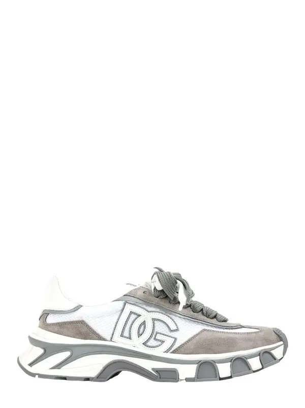 Dolce & Gabbana Dg" Logo Lace-up Sneakers - Gray