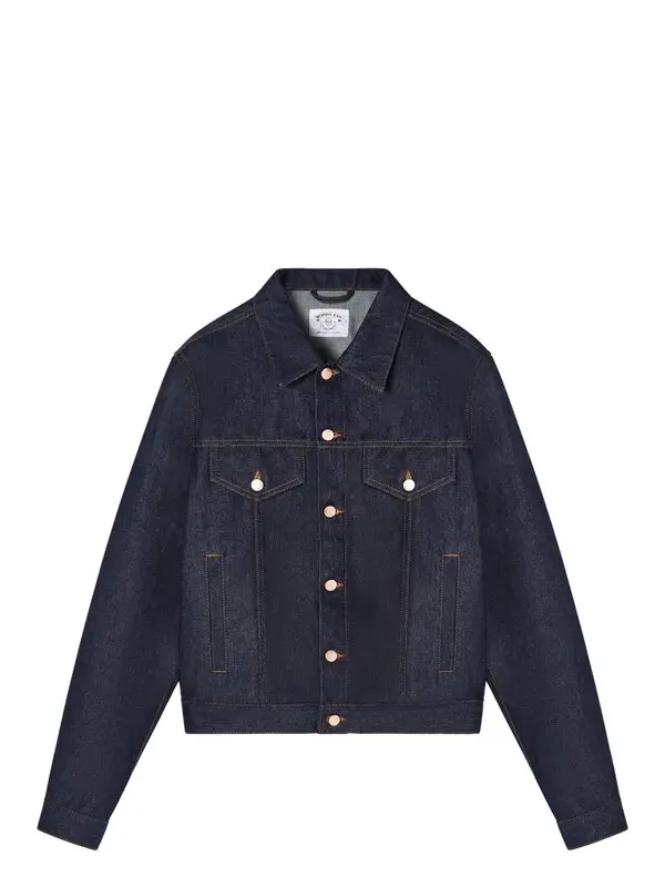 Emporio Armani Relaxed Fit Denim Jacket - Black