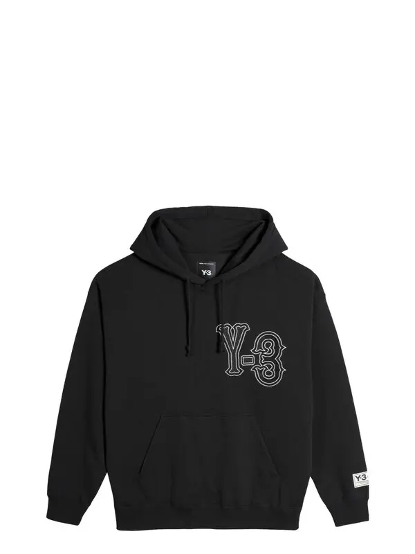 Y3 Comfortable Pullover Hoodie - Black