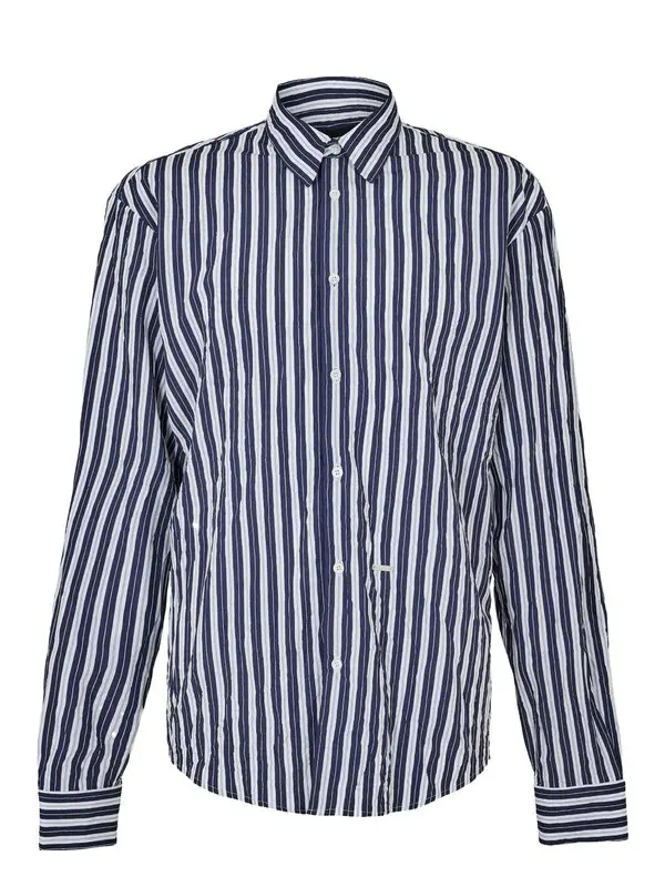 Dsquared2 Long-sleeved Striped Shirt - Blue