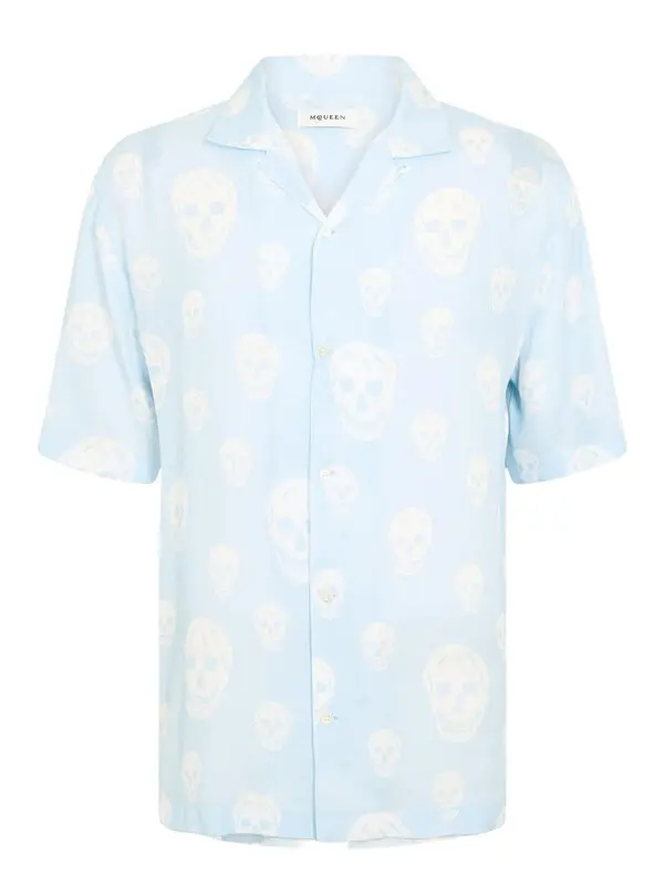 Alexander McQueen Skull Short Sleeve Patterned Shirt - No