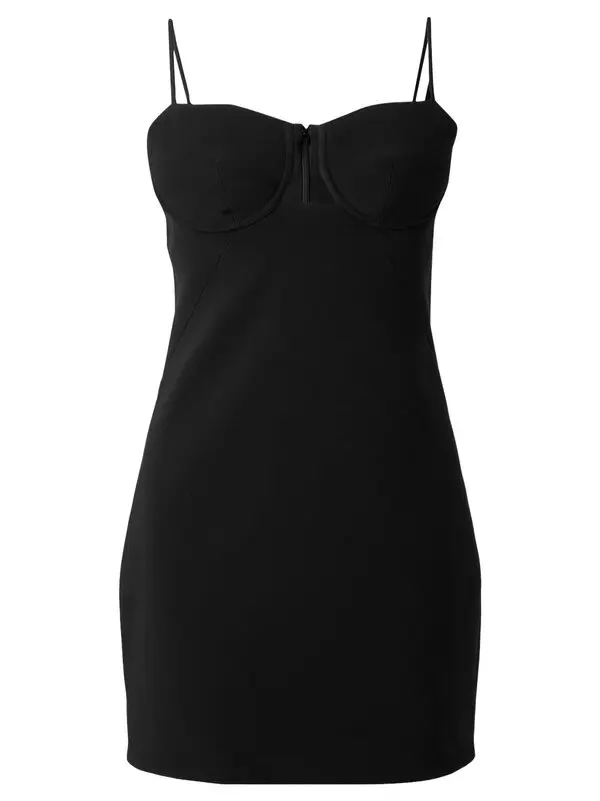 Givenchy Mini Dress With Cutaway Detail - Black