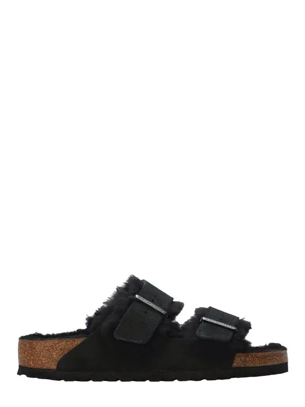 BIRKENSTOCK Adjustable Flat Sandals - Black
