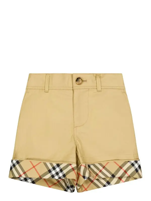 Burberry Simple Shorts - Nude