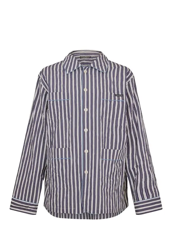 Dolce & Gabbana Minimal Pattern Shirt - Gray