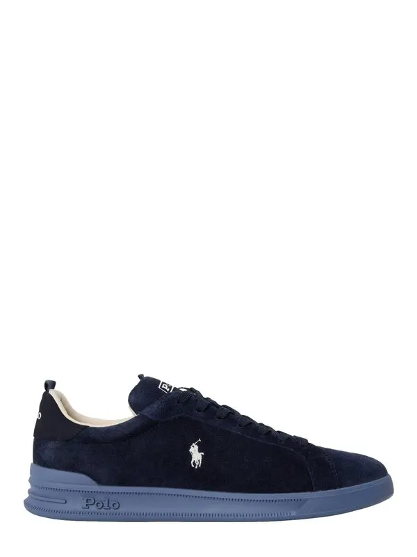 Polo Ralph Lauren Solid Color Low Top Trainers - Black