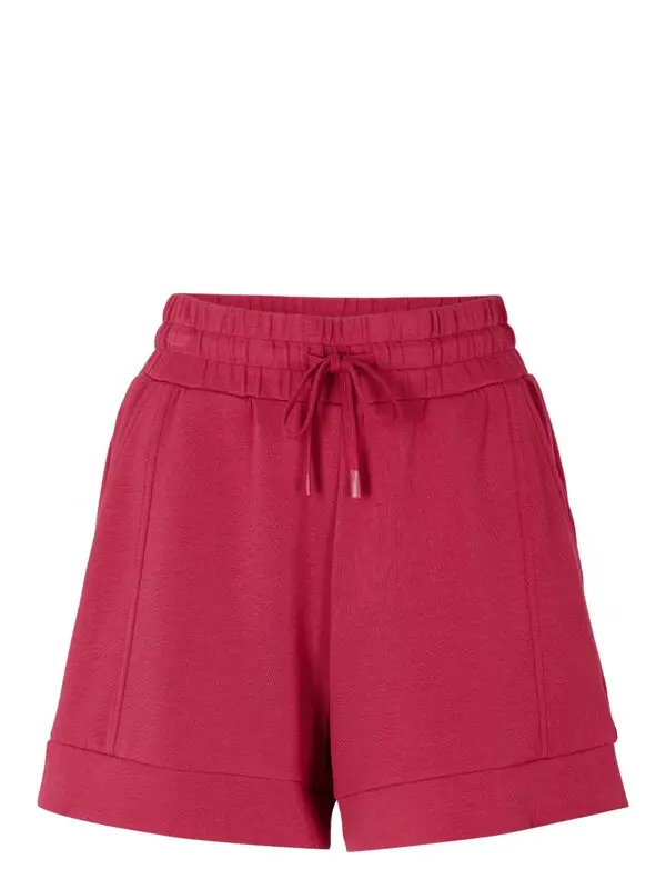 Varley Drawstring Athletic Shorts - Red