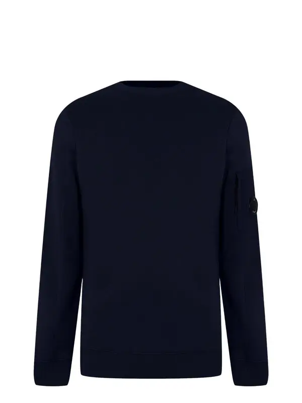 C.P. COMPANY Lens Crew-neck Sweatshirt - Black