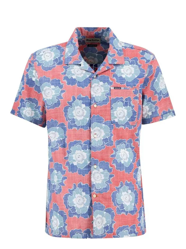 Barbour Printed Short-sleeve Shirt - Blue