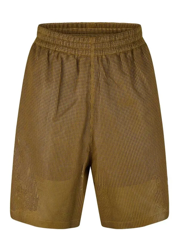 Bottega Veneta Soft Leather Shorts - Yellow