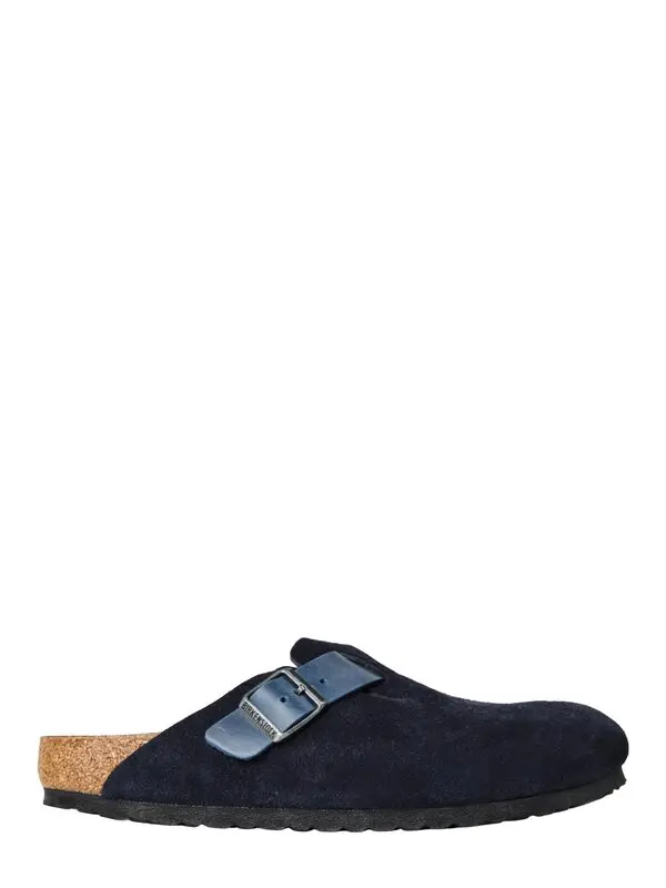BIRKENSTOCK Buckled Slipper - Black