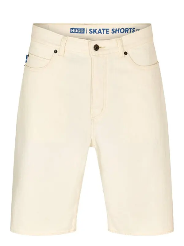 Hugo Boss Straight Leg Denim Shorts - No