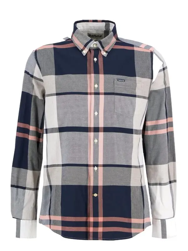 Barbour Long Sleeve Patterned Shirt - Riverstone