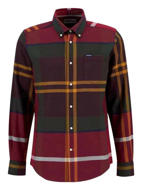 Barbour Long Sleeve Patterned Shirt - Black