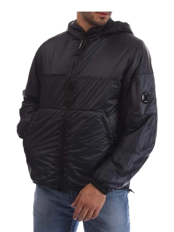 C.P. COMPANY Nada Shell Hooded Padded Jacket - Black