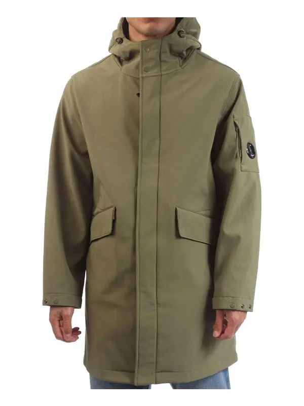 C.P. COMPANY Shell-r Hooded Parka Jacket - Green
