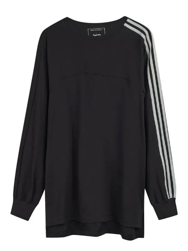Y3 Long Sleeve Solid Color T-shirt - Black