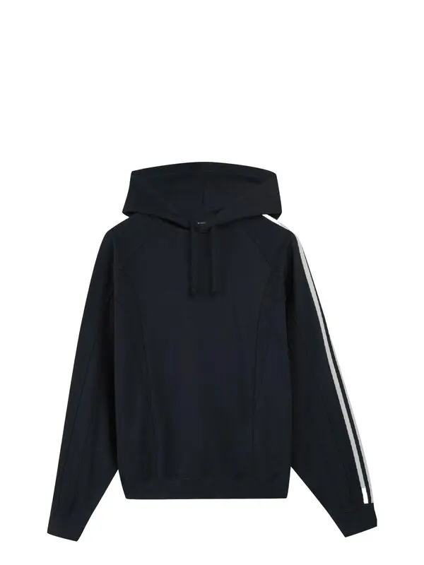 Y3 Cut Line Hoodie - Black