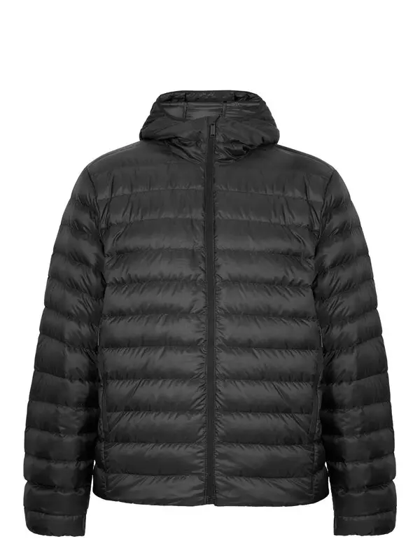 Canada Goose Quilted Zip-up Puffer Jacket - Black