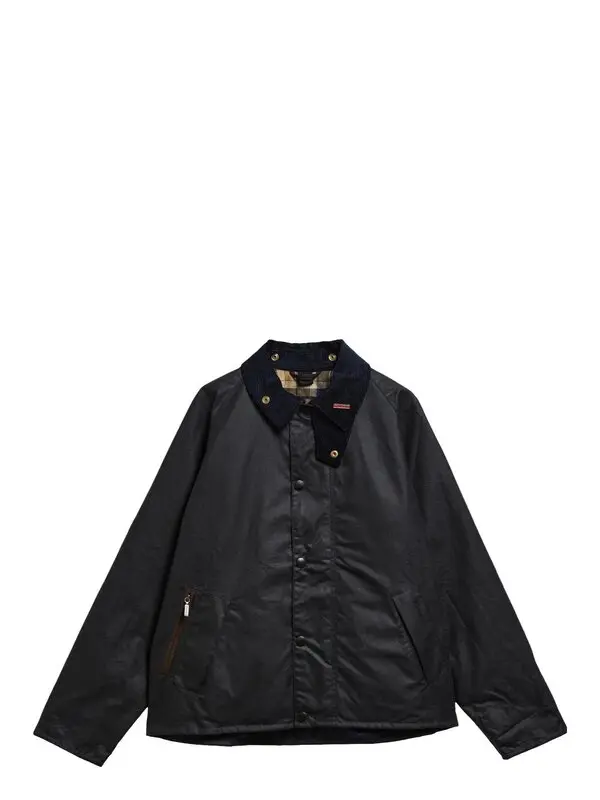 Barbour Waxed Casual Jacket - Black