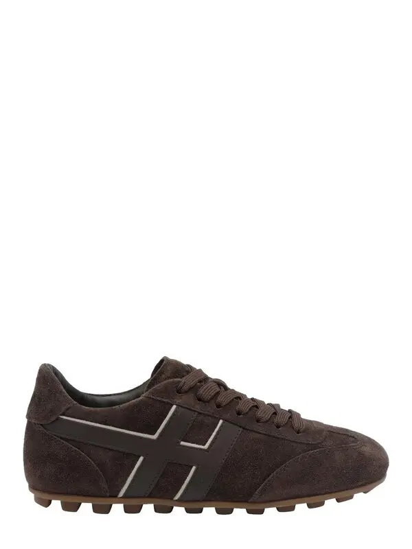 Hogan Suede Lace-up Sneakers - Dark