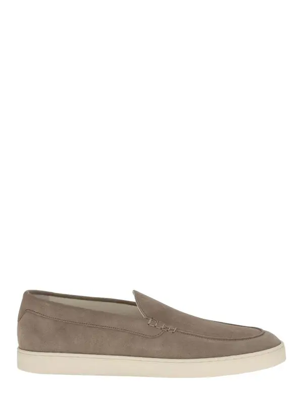 Brunello Cucinelli Suede Loafers - Grey