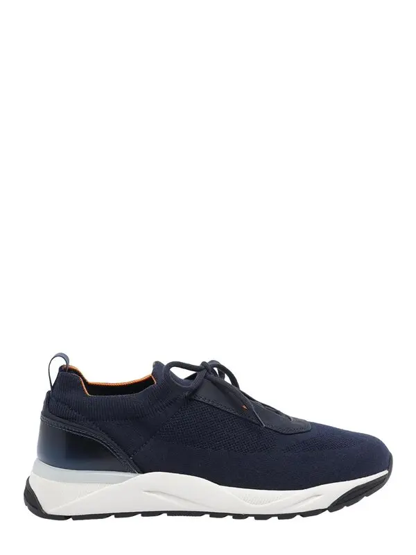 Santoni Lace-up Sneakers - Blue
