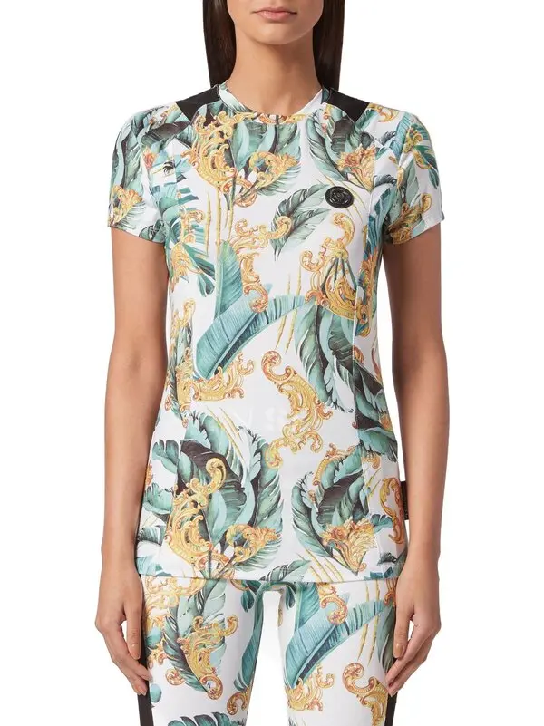 PLEIN SPORT Graphic Print T-shirt - Multicolor