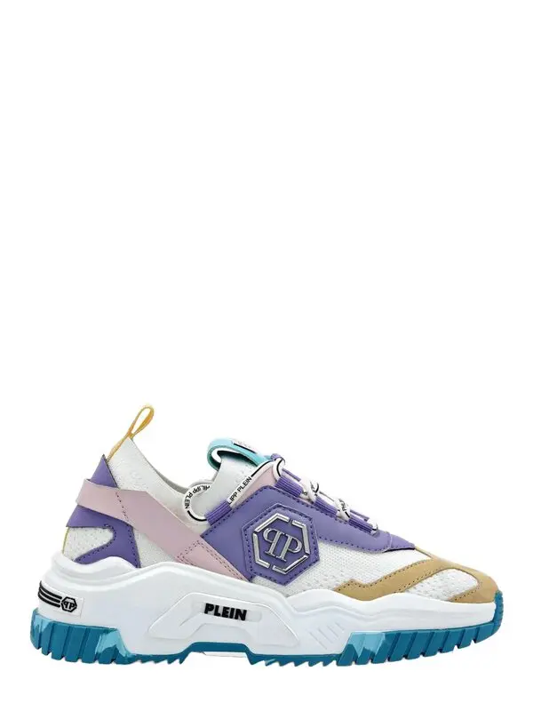 Philipp Plein Paneled Lace Up Sneakers - Multicolor