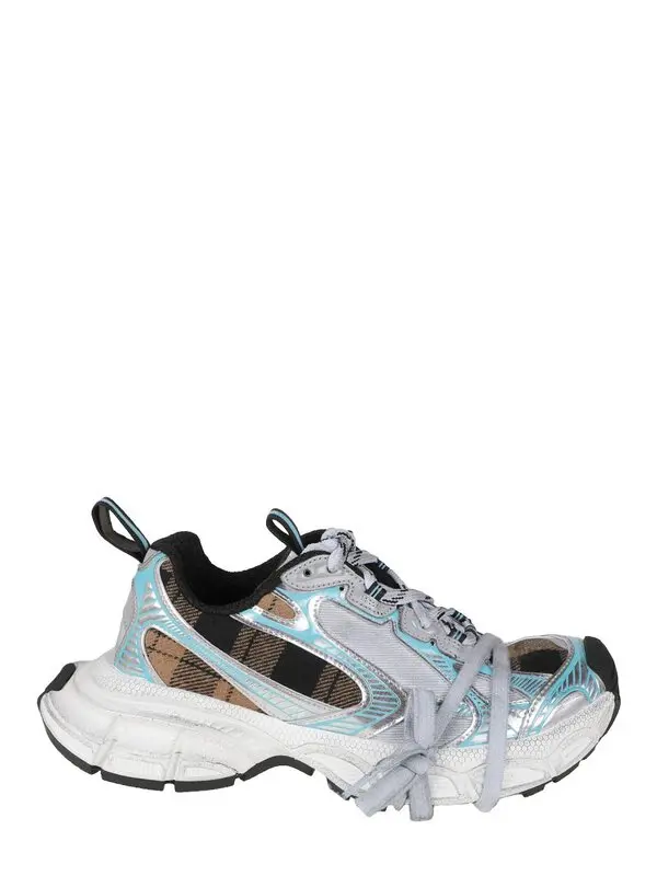 Balenciaga Lace-up Sneakers - Blue