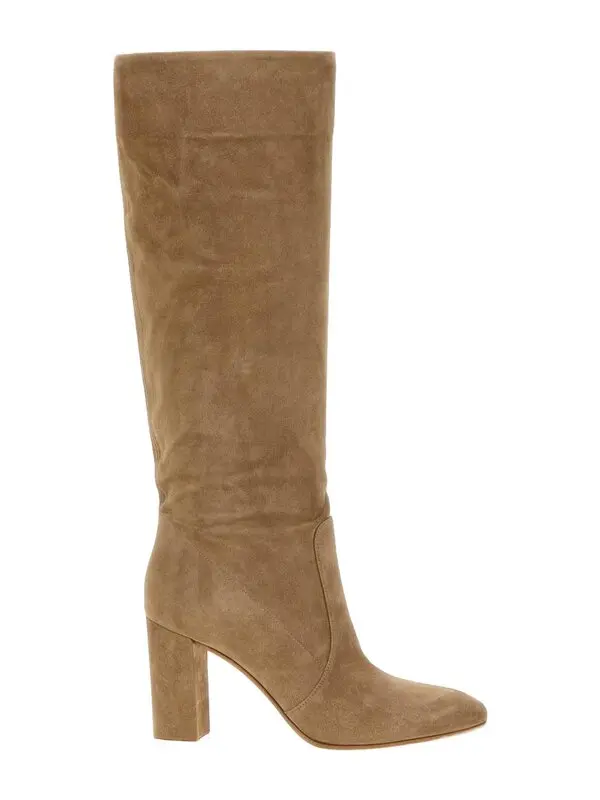 GIANVITO ROSSI Knee High Boots - Camel