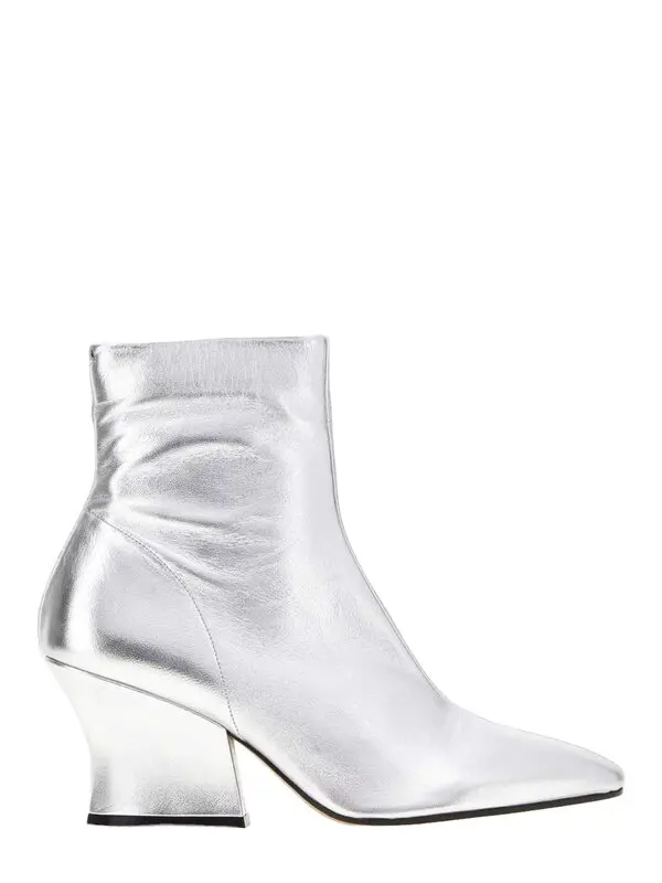 JIL SANDER Pointed Toe Ankle Boots - Grey