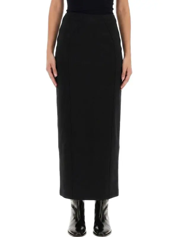 JIL SANDER Maxi Skirt - Black