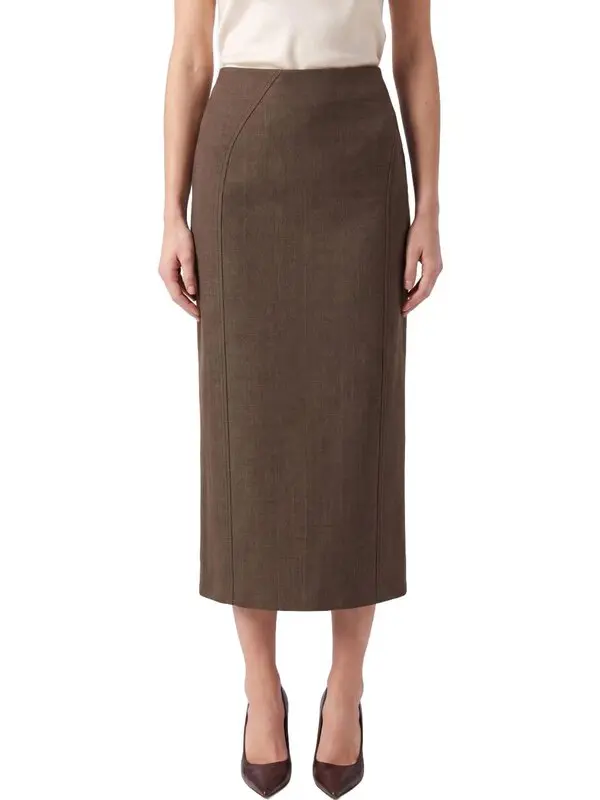 JIL SANDER Maxi Skirt - Grey